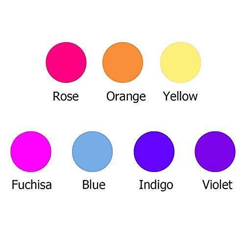 Miraclekoo 1000 Pcs UV Beads Multi Color Changing UV Reactive Plastic ...