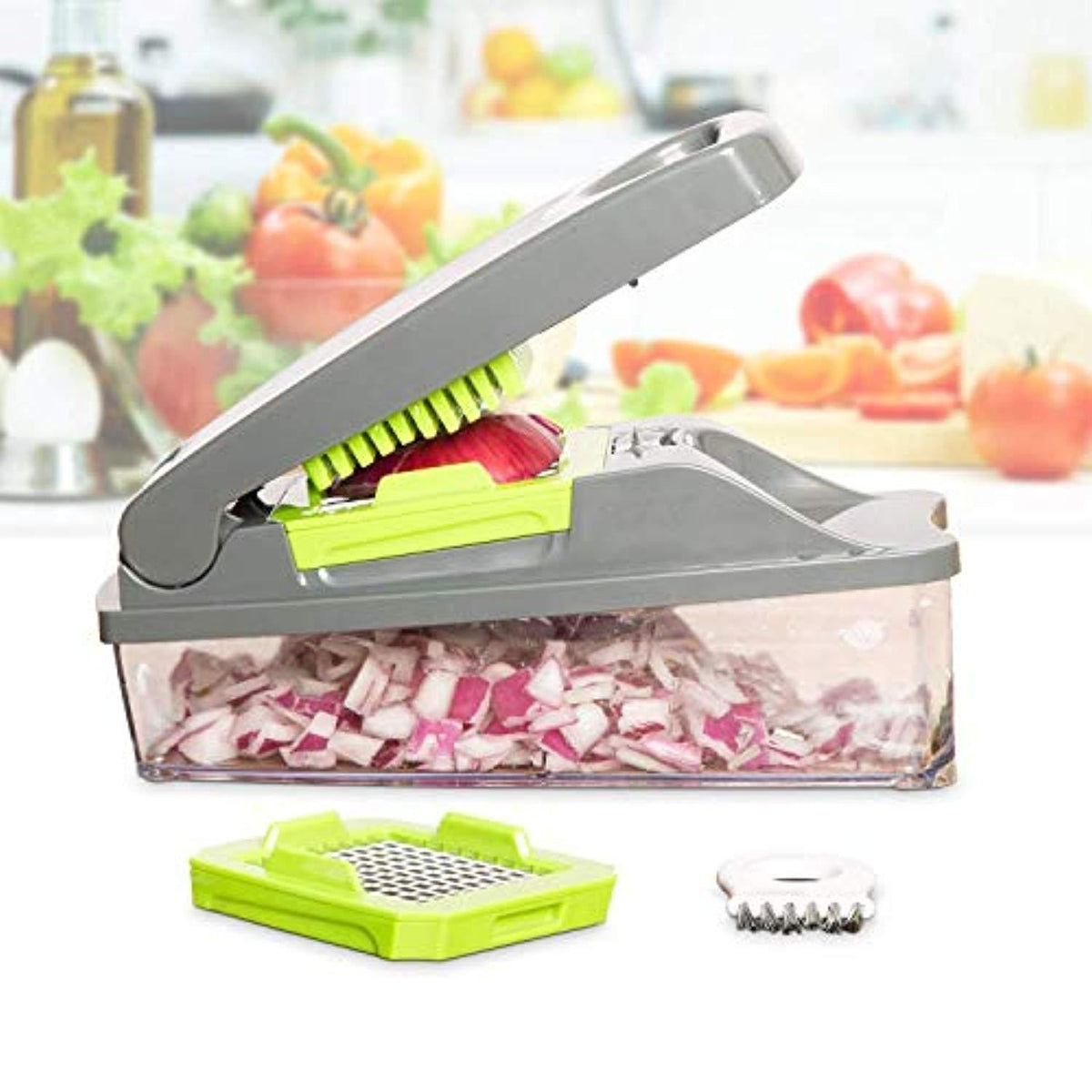 Onion Chopper Pro Vegetable Chopper by Mueller - Strongest - NO MORE T ...