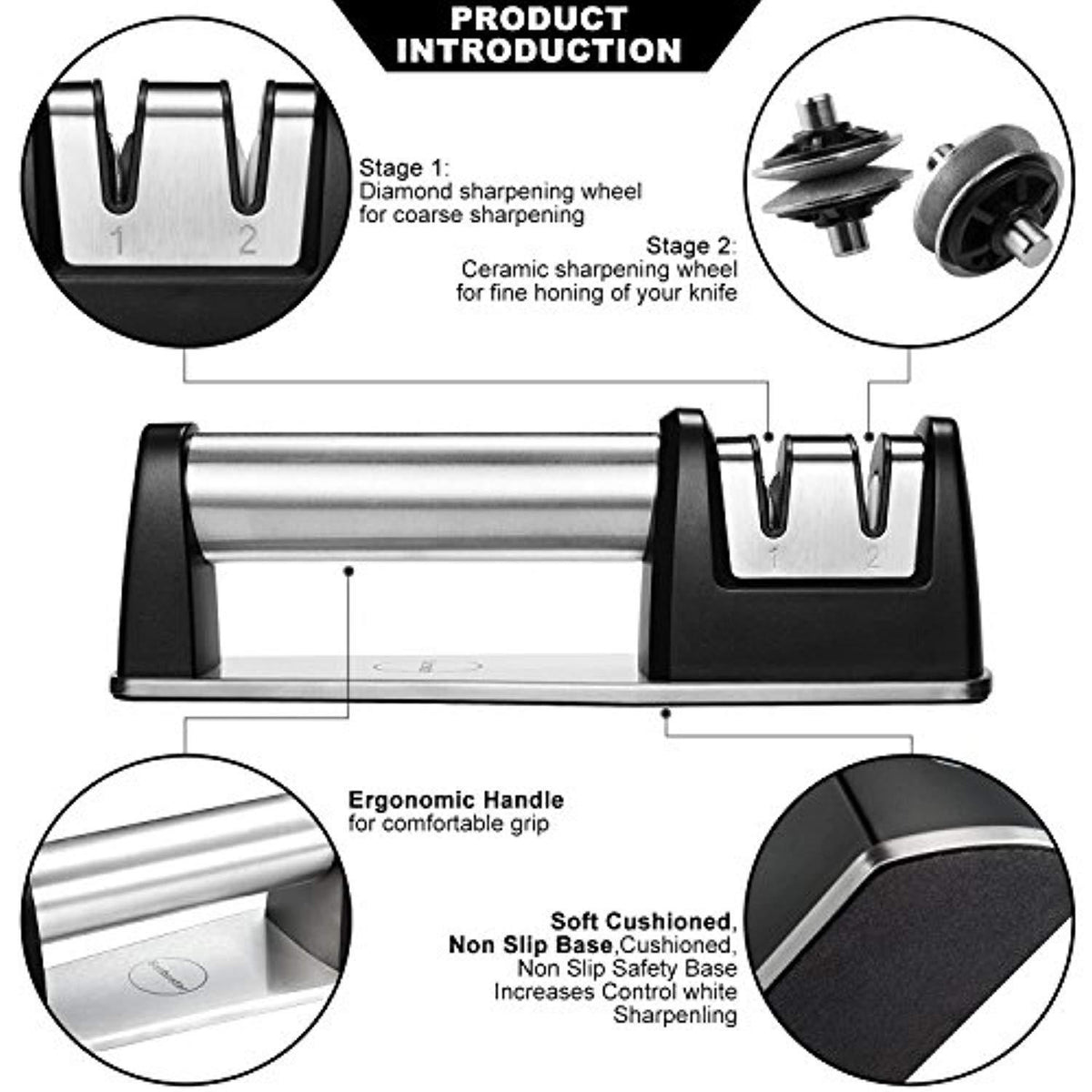 Barbestar Heavy Duty Meat Injector Kit with Case, 304 Stainless Steel ...