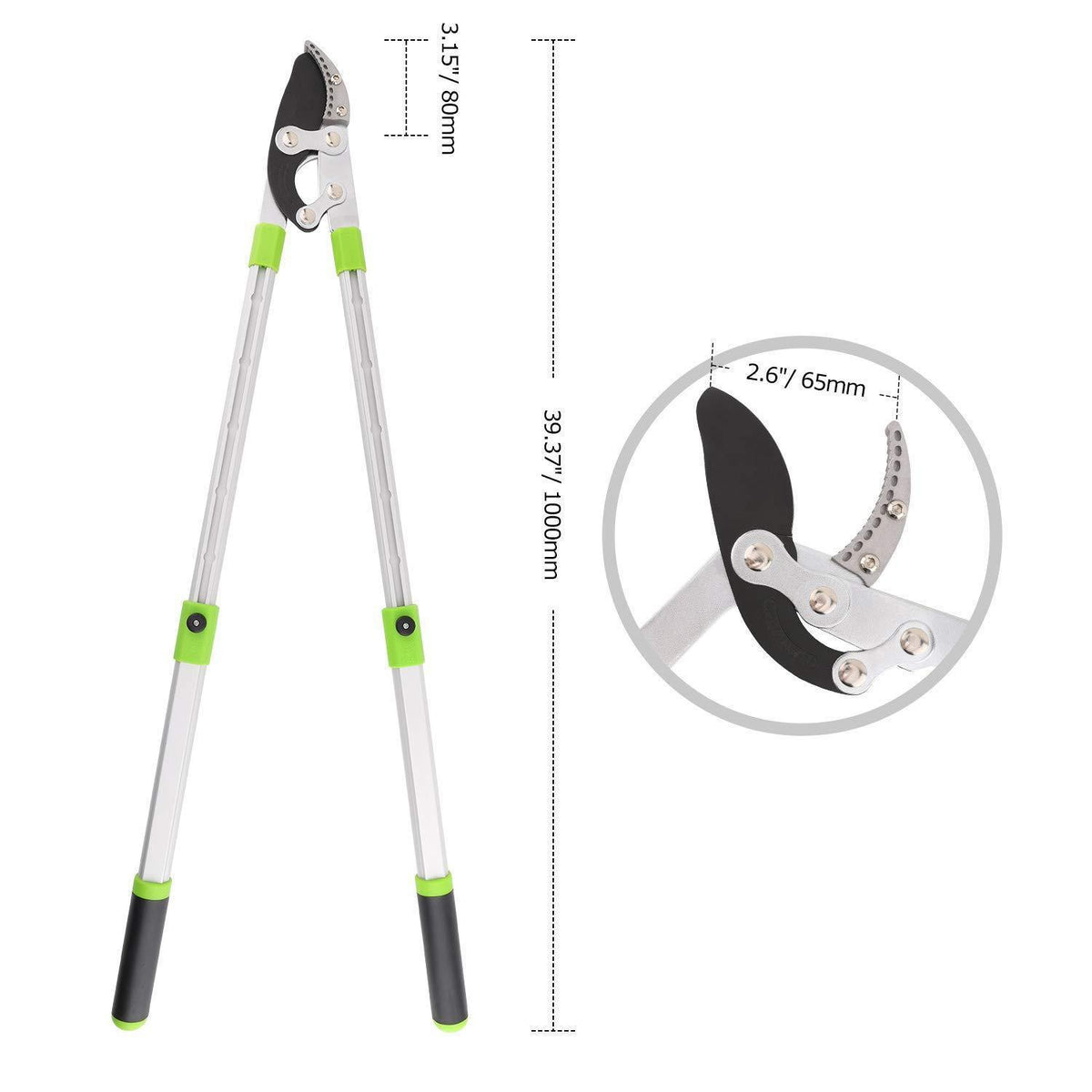 Ymachray Compound Action Anvil Lopper - 28~40 inch Extendable Tree Tri ...