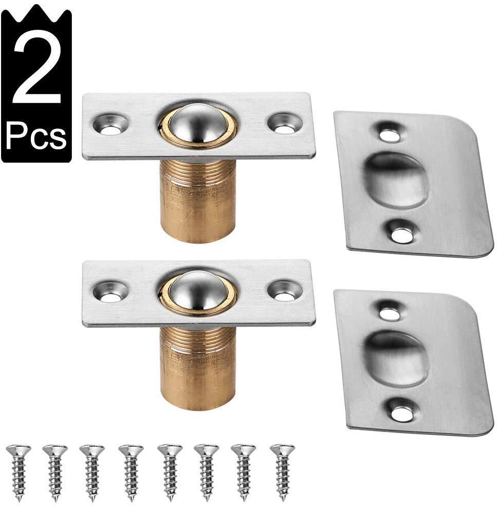 JQK Closet Door Ball Catch Hardware, Stainless Steel Catch Adjustable ...