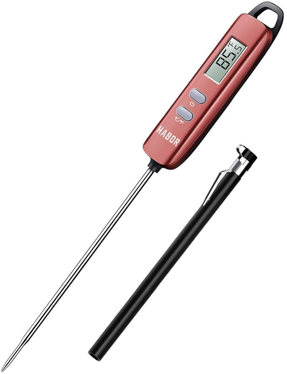 Habor Meat Thermometer, Instant Read Thermometer Digital Cooking Therm ...