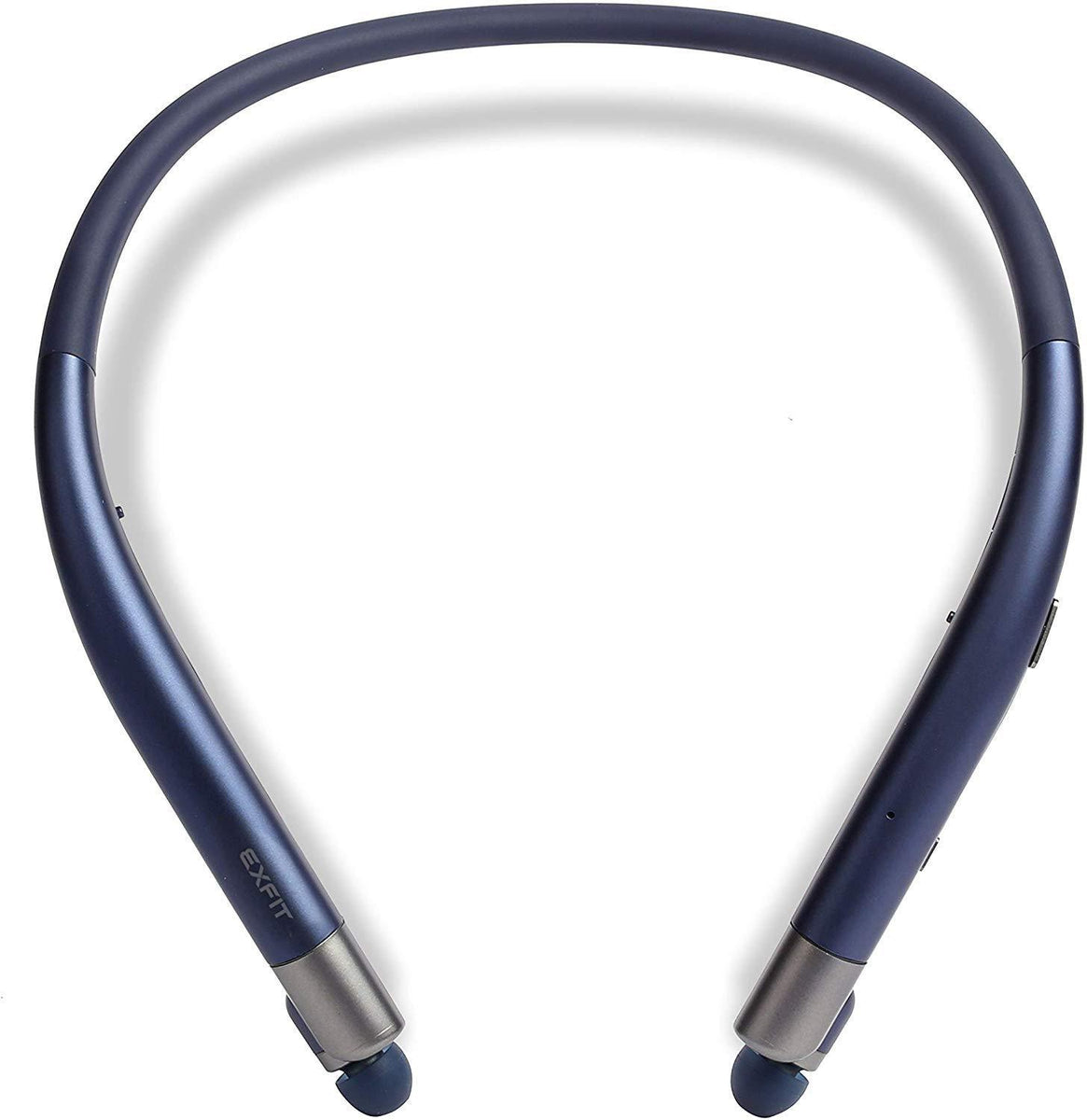 EXFIT BCS-700 Wireless Bluetooth Headphones, Retractable Earbuds, Spla ...