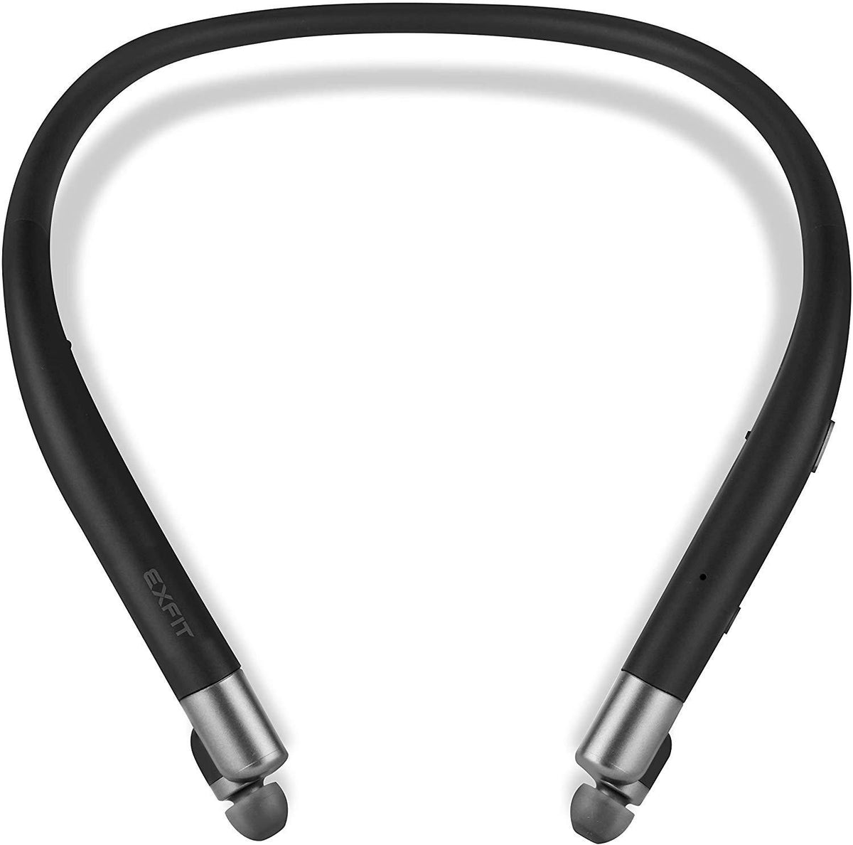 EXFIT BCS-700 Wireless Bluetooth Headphones, Retractable Earbuds, Spla ...