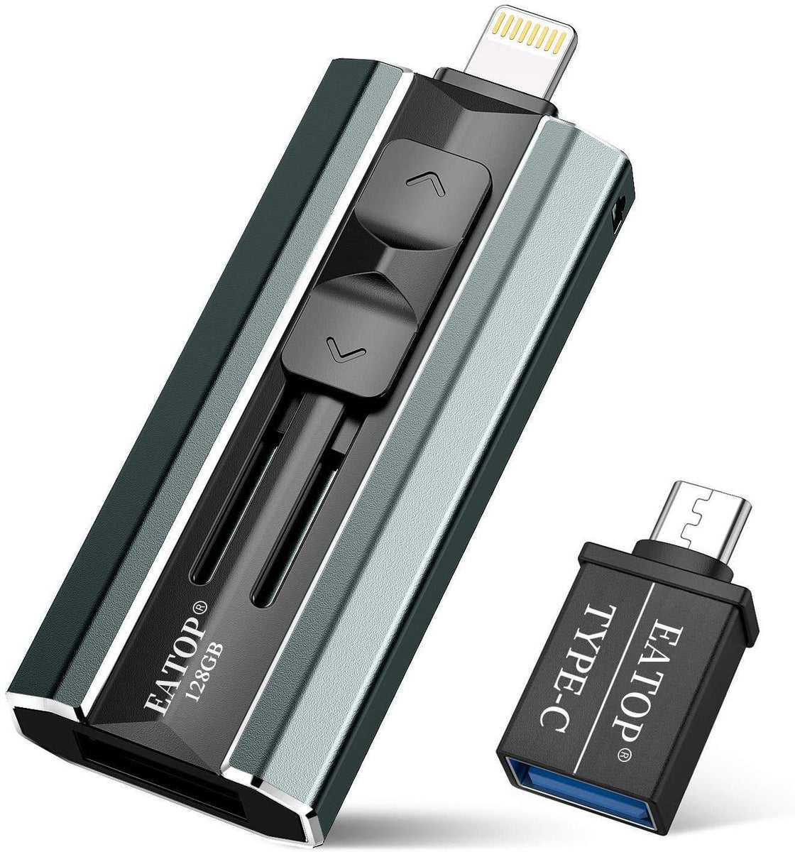 USB 3.0 Flash Drive 128GB iPhone Memory Stick, EATOP iPhone Flash Driv ...